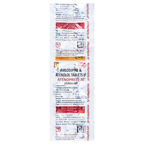 ATENOPRESS AT Tablet 14's : Price, Uses, Side Effects | Netmeds