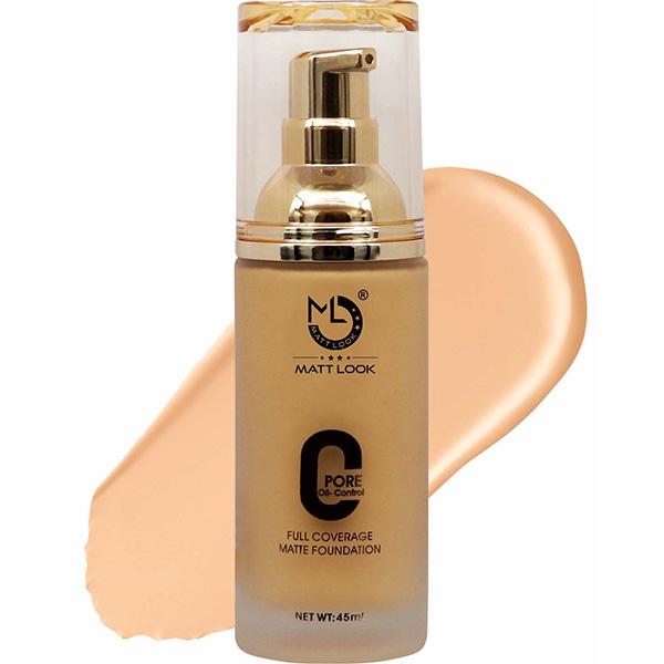 Buy Matt Look Zero Pore Oil Control Full Coverage Matte Foundation ...