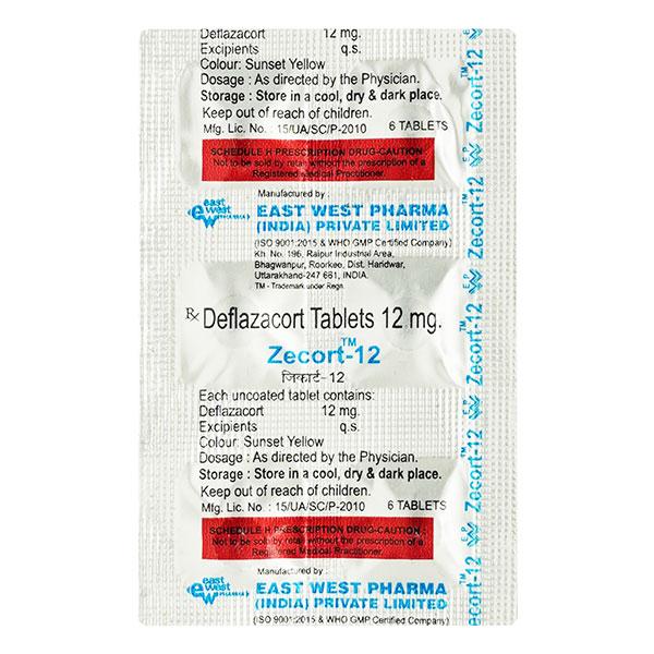 Buy Zecort 12mg Tablet 6'S Online at Upto 25% OFF | Netmeds