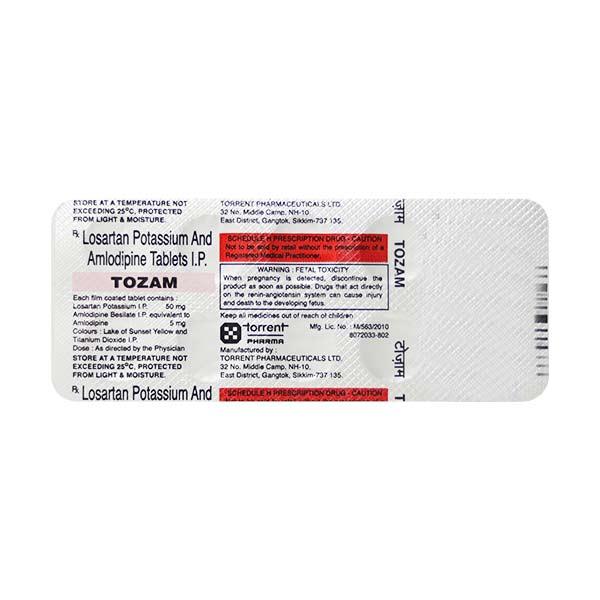 Tozam Tablet 10'S : Price, Uses, Side Effects | Netmeds
