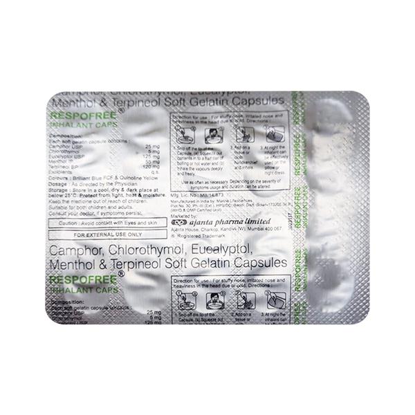 RESPOFREE Inhalant Capsule 10's