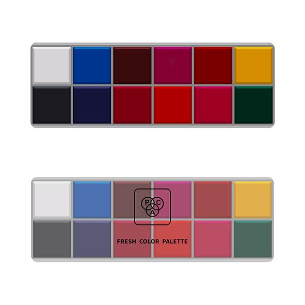 Buy PAC Fresh Color Eyeshadow X12 Winter Frost 70 gm Online at ...