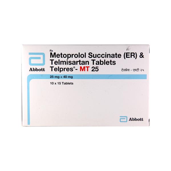 Telpres Mt 25Mg Tablet 15's : Price, Uses, Side Effects | Netmeds