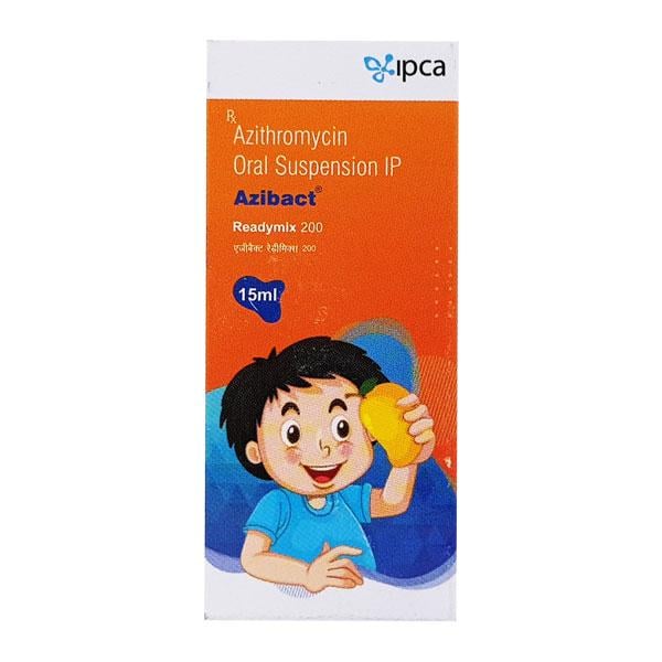 Buy Azibact 200mg Readymix Suspension 15ml Online at Upto 25% OFF | Netmeds