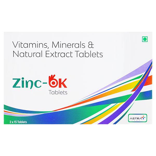 ZINC OK Tablet 15's Price, Uses, Side effects, Substitutes | Netmeds