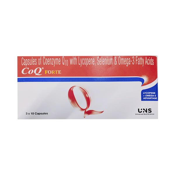 Buy COQ FORTE Capsule 10's Online at Upto 25% OFF | Netmeds