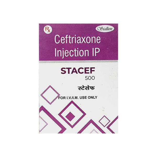 STACEF 500 Injection 1's : Price, Uses, Side Effects | Netmeds
