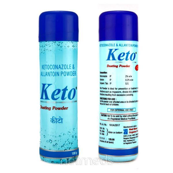 Buy Keto Dusting Powder 100gm Online at Upto 25% OFF | Netmeds