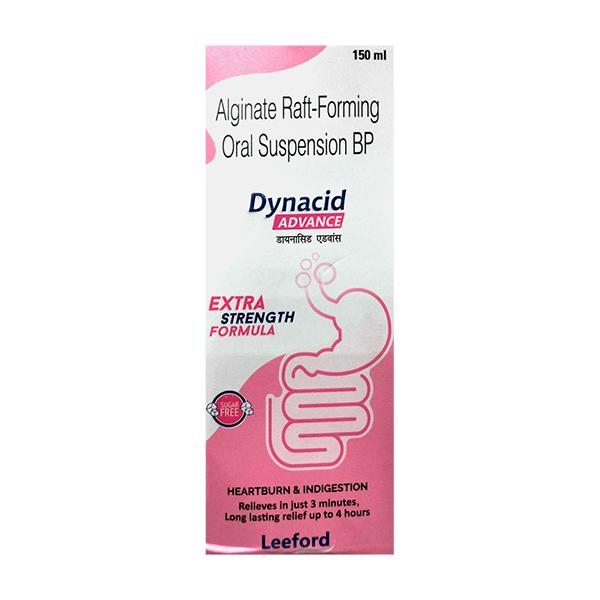 DYNACID ADVANCE SUGAR FREE Oral Suspension 150ml Price, Uses, Side ...