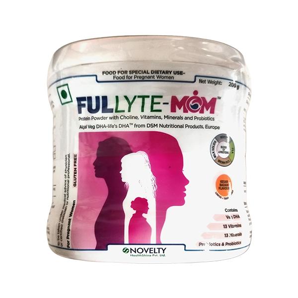 FULLYTE MOM GLUTEN FREE KESAR BADAM FLAVOUR Powder 200g
