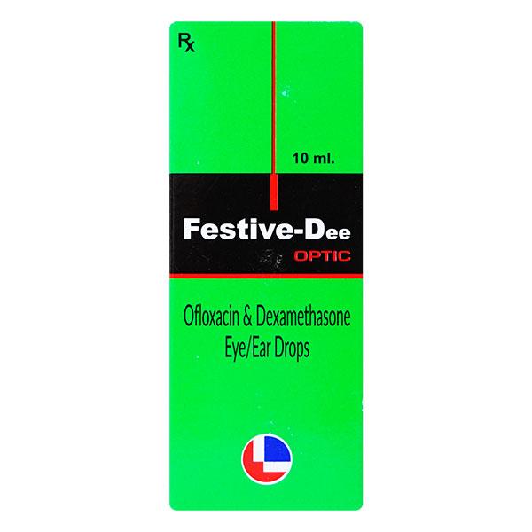 FESTIVE DEE OPTIC Eye/Ear Drops 10ml Price, Uses, Side effects ...