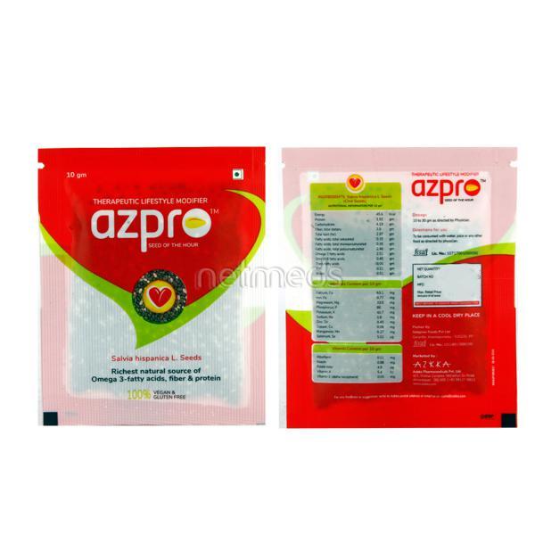 Azpro Chia Seeds 200gm : Uses, Side Effects, Price | Netmeds