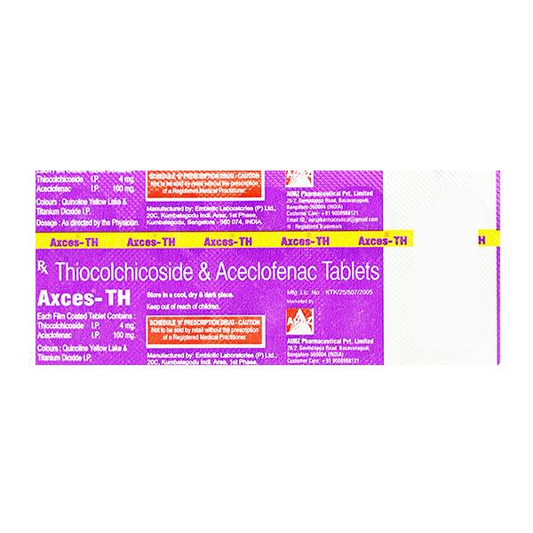 AXCES TH Tablet 10's Price, Uses, Side effects, Substitutes | Netmeds