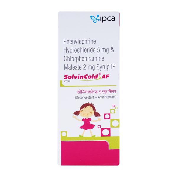 Buy Solvin Cold AF Syrup 60ml Online at Upto 25% OFF | Netmeds