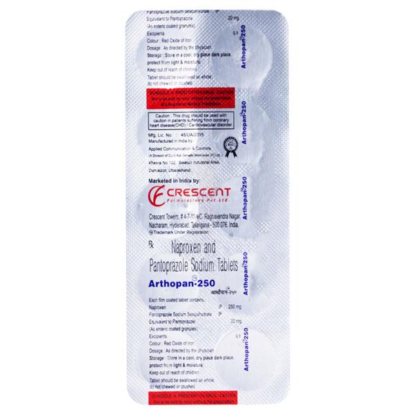 Buy Arthopan 250mg Tablet 10'S Online at Upto 25% OFF | Netmeds