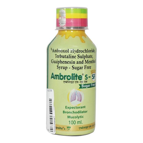 AMBROLITE S SF Syrup 100ml Price, Uses, Side effects, Substitutes | Netmeds