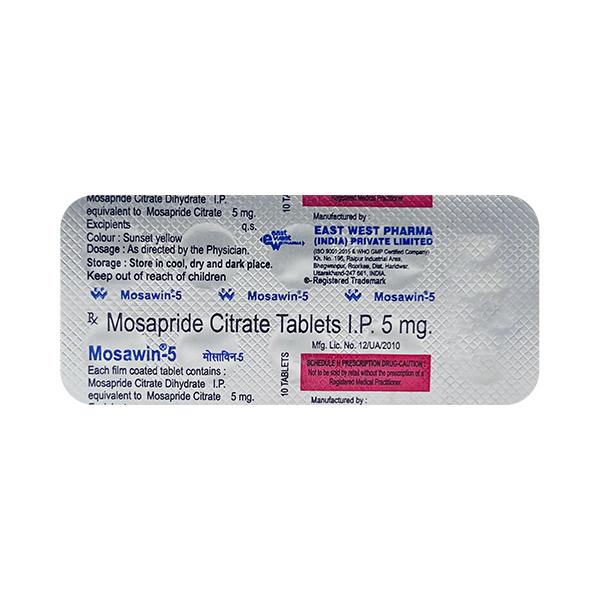 Mosawin 5mg Tablet 10'S Price, Uses, Side effects, Substitutes | Netmeds