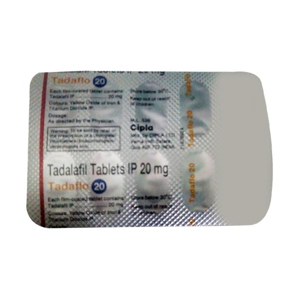 TADAFLO 20 Tablet 10's Price, Uses, Side effects, Substitutes | Netmeds