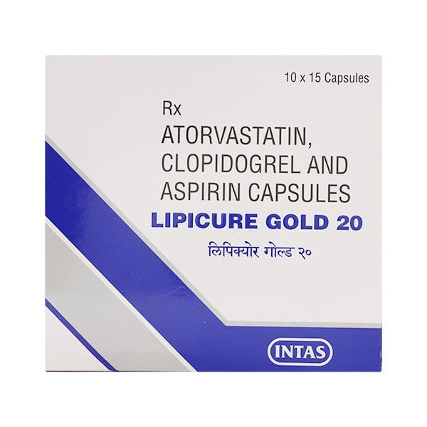 Buy LIPICURE GOLD 20mg Capsule 15's Online at Upto 25% OFF | Netmeds