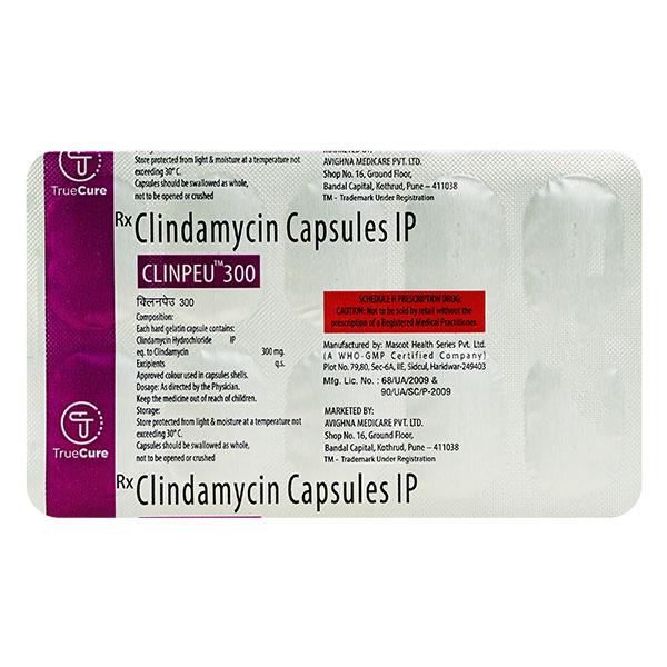 CLINPEU 300 Capsule 10's Price, Uses, Side effects, Substitutes | Netmeds