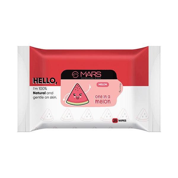 Buy MARS Natural Wet Wipes (25 Wipes) - Melon 1's Online at Discounted ...