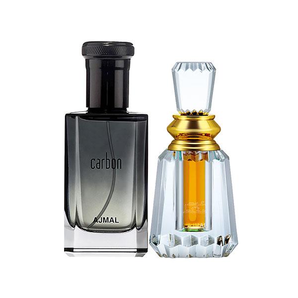 Buy Ajmal Carbon EDP Citrus Spicy Perfume And Oudh Mukhallat Concentrated Perfume Oil Oriental ...