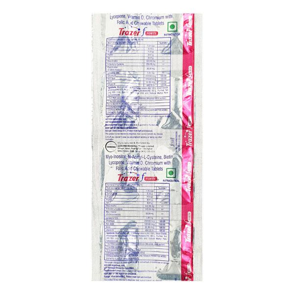 Buy Trazer F Forte Tablet 10'S Online at Upto 25% OFF | Netmeds