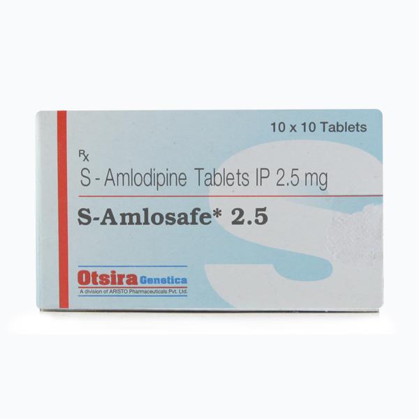 S Amlosafe 2.5mg Tablet 10'S : Price, Uses, Side Effects | Netmeds