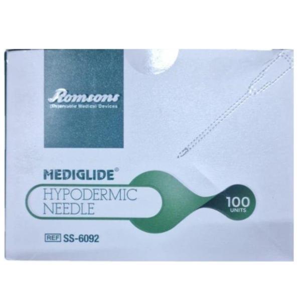 Romsons Disposable Mediglide Hypodermic Needle (SS 6092) (16 G x 1.5 ...
