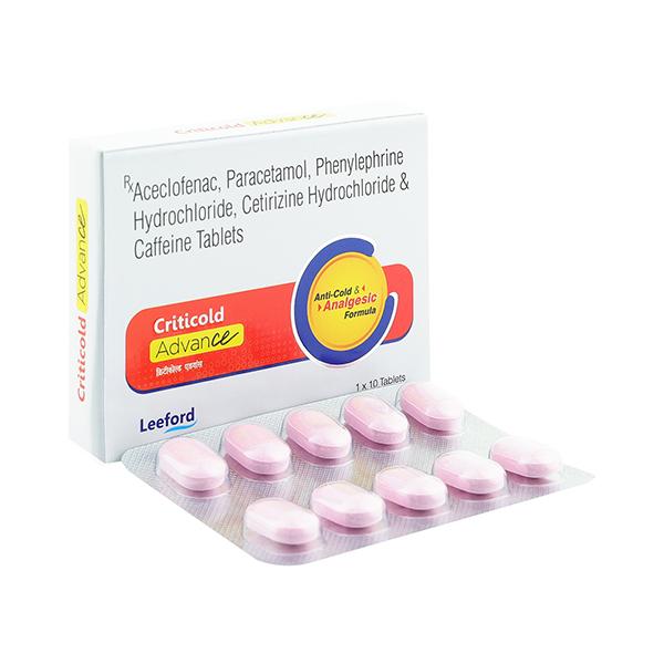 Buy CRITICOLD ADVANCE Tablet 10's Online | Netmeds