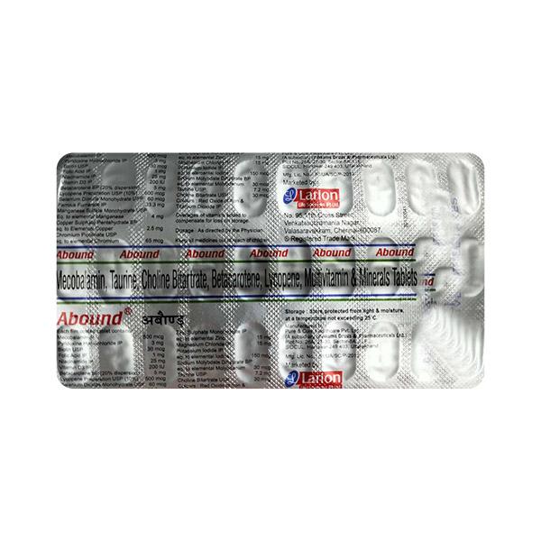 ABOUND Tablet 30's Price, Uses, Side effects, Substitutes | Netmeds