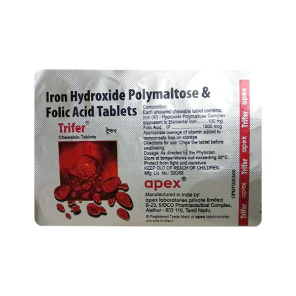 Buy Trifer Tablet 15'S Online at Upto 25% OFF | Netmeds