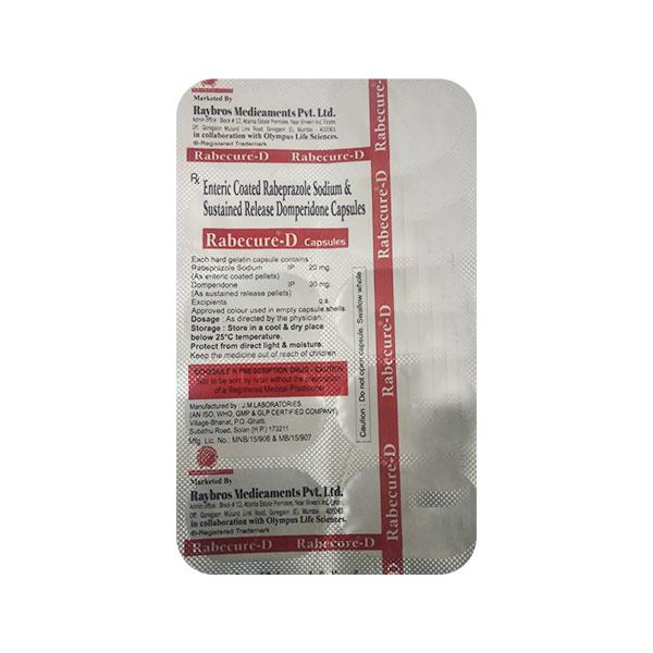 Buy RABECURE D Capsule 10's Online at Upto 25% OFF | Netmeds