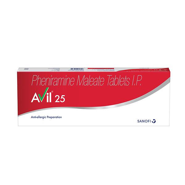 Avil 25mg Tablet 15'S: Know Uses, Precautions, Dosage | Netmeds