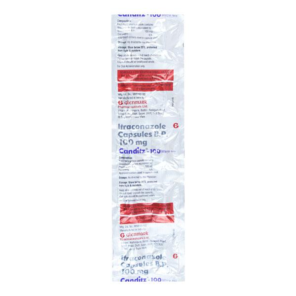 Canditz 100 Capsule 10'S Price, Uses, Side effects, Substitutes | Netmeds