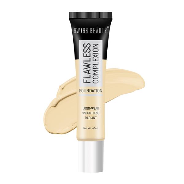 Buy Swiss Beauty Flawless Complexion Foundation - (Ivory Fair) 40 ml ...