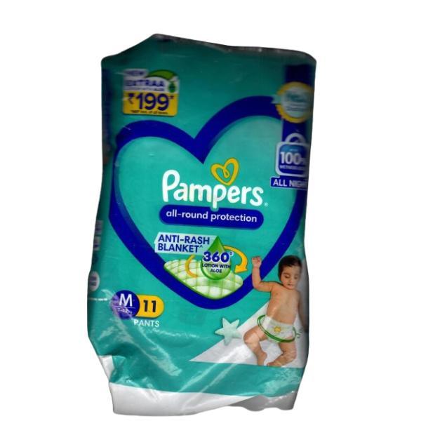 Pampers All Round Protection Anti Rash Blanket Diaper Pants (M) 11's