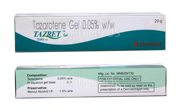 Tazret Gel(Topical) 20gm - Price, Uses, Side Effects | Netmeds
