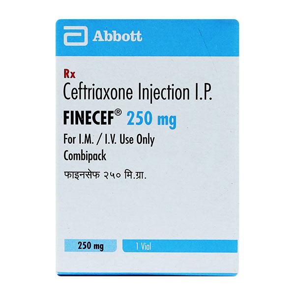 Finecef 250mg Injection 1's : Price, Uses, Side Effects | Netmeds