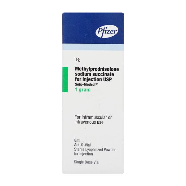 Solu Medrol 1gm Injection 8ml : Uses, Side Effects, Price | Netmeds