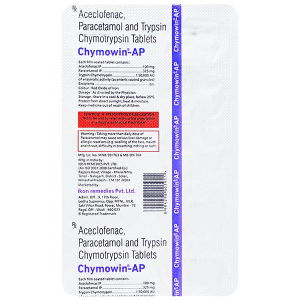 Buy CHYMOWIN AP Tablet 10's Online at Upto 25% OFF | Netmeds