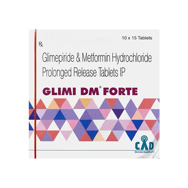 GLIMI DM FORTE Tablet 15's Price, Uses, Side effects, Substitutes | Netmeds