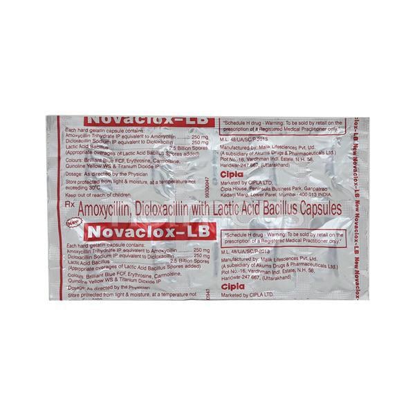 Buy Novaclox LB New Capsule 10'S Online at Upto 25% OFF | Netmeds