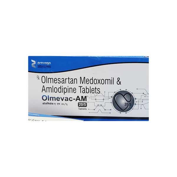 OLMEVAC AM 20 Tablet 10's : Price, Uses, Side Effects | Netmeds