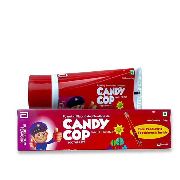 Candy Cop Bubblegum Flavour Tooth Paste 70gm Price, Uses, Side effects ...