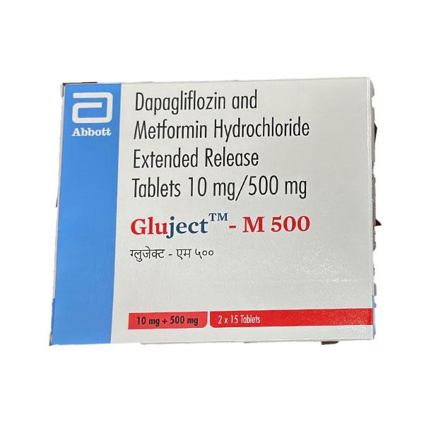 GLUJECT M 500 Tablet 15's Price, Uses, Side effects, Substitutes | Netmeds