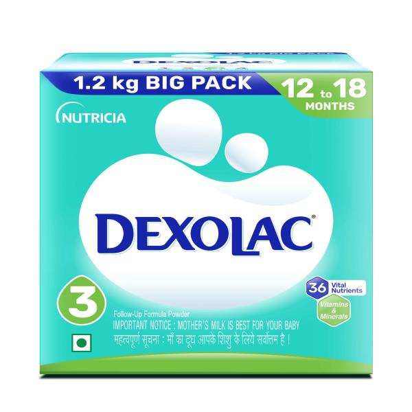 Dexolac Stage 3 (12-18 Months) Powder 1.2 kg (Refill Pack) 1 s Online ...