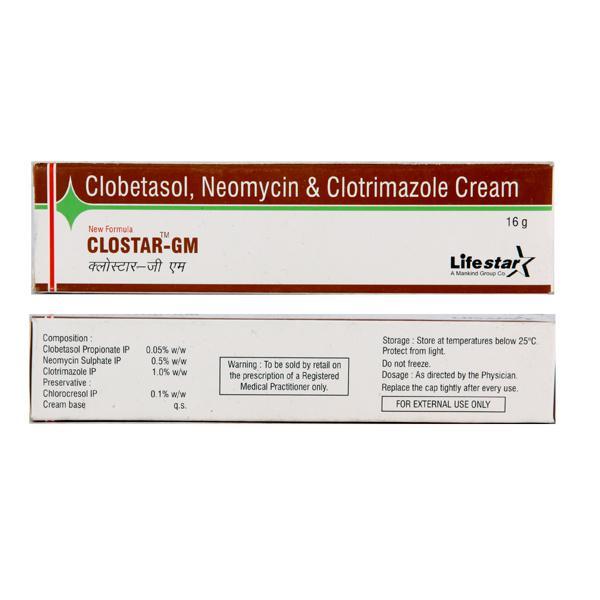 Clostar GM Cream 16Gm Price, Uses, Side effects, Substitutes | Netmeds
