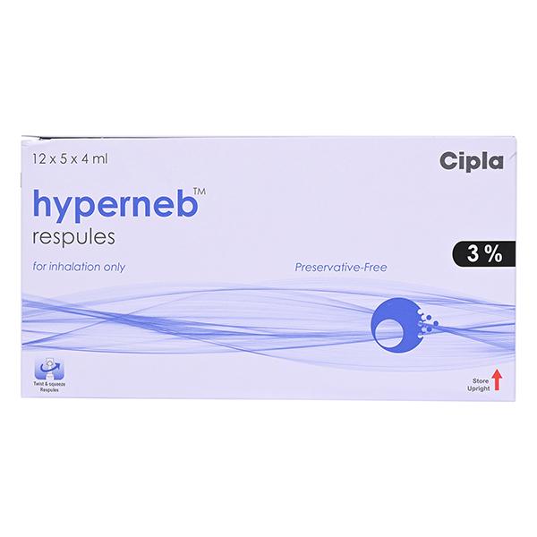 Buy HYPERNEB 3% Respules 4ml Online at Upto 25% OFF | Netmeds