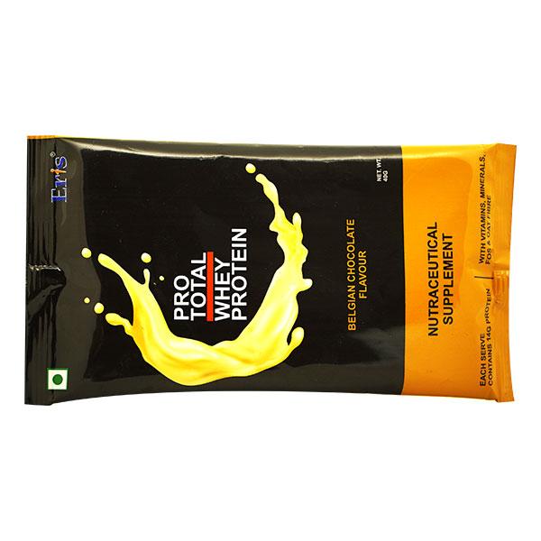 Prototal Whey Protein Belgian Chocolate Flavour Sachet 40gm Price, Uses ...